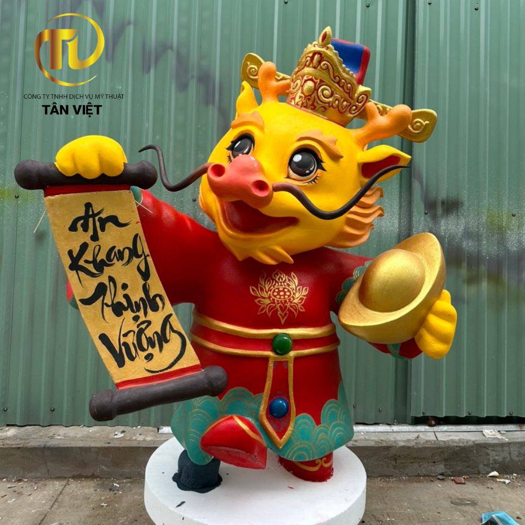 rồng tết 1 - Mỹ Thuật Tân Việt